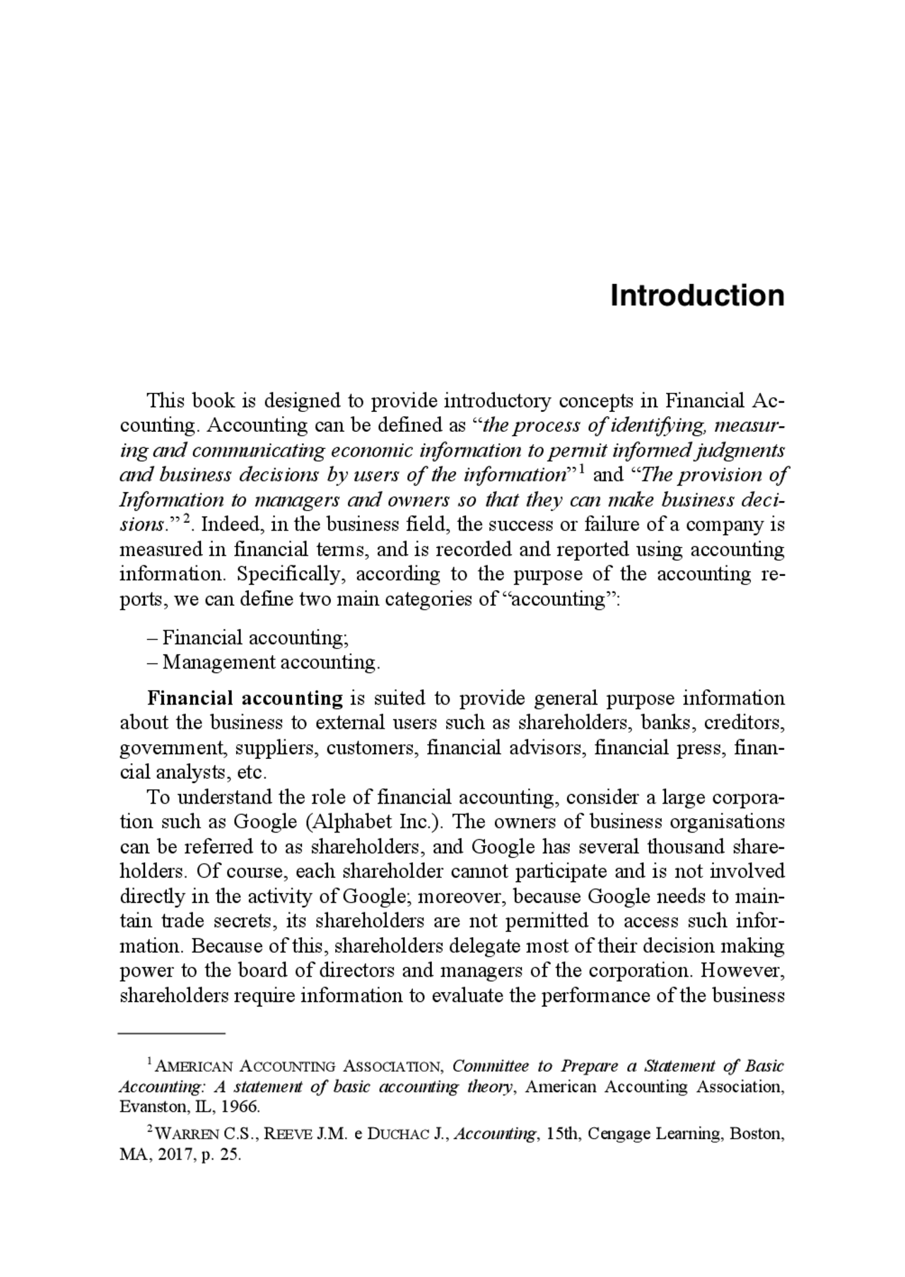 Introduction To Financial Accounting Exams Financial Accounting Docsity