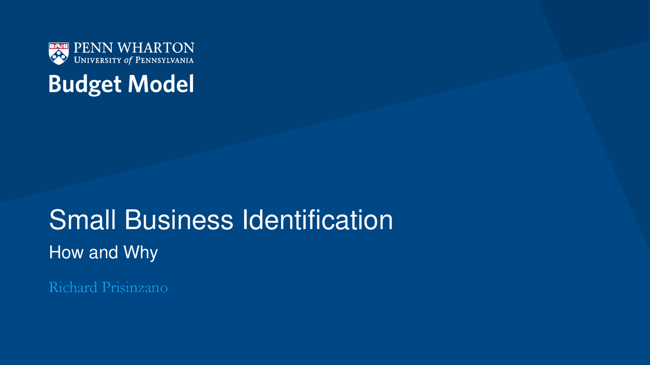 Small Business Identification: Definition and Methodology | Lecture ...