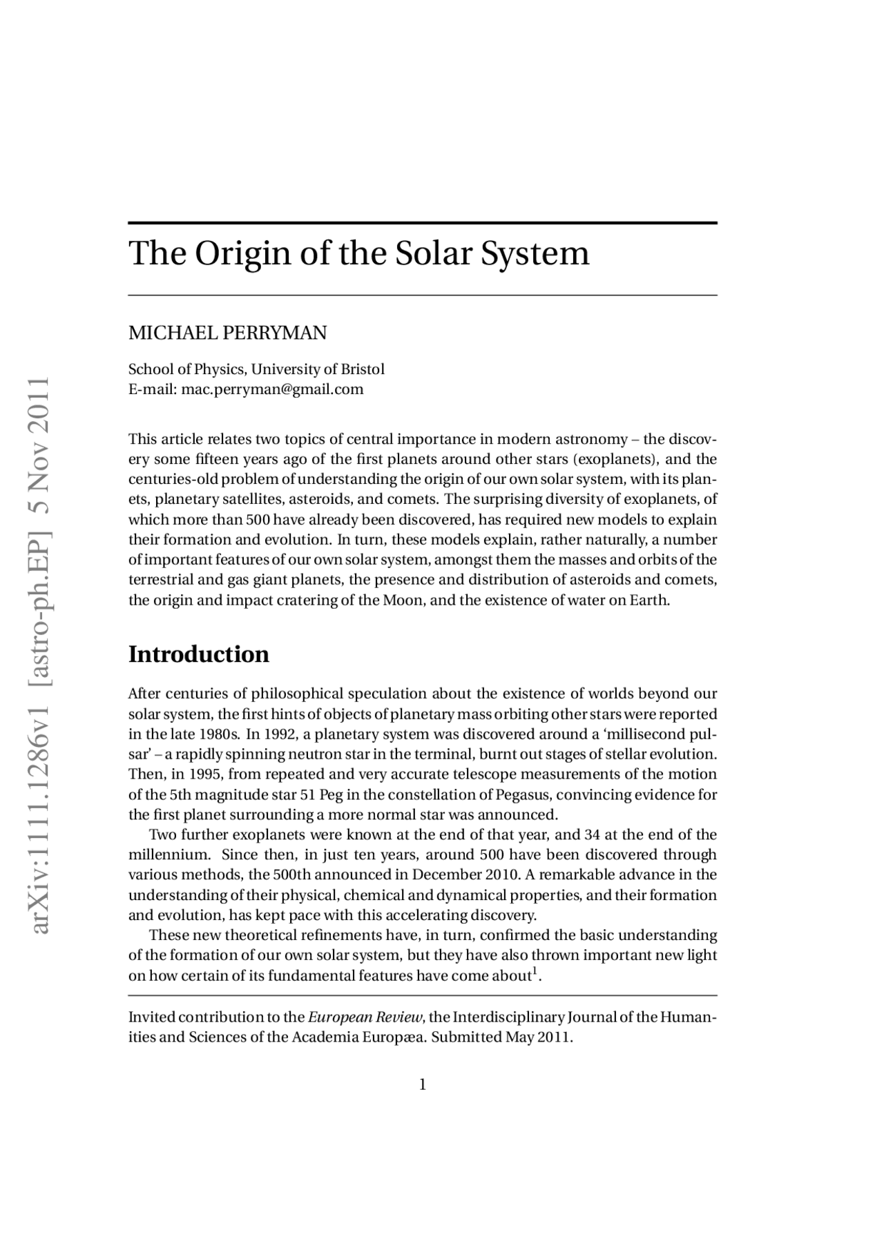 The Origin Of The Solar System Assignments Acting Docsity