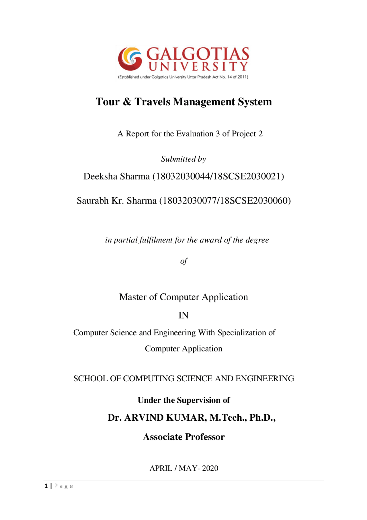 Tour And Travels Management System Exercises Tourism Docsity