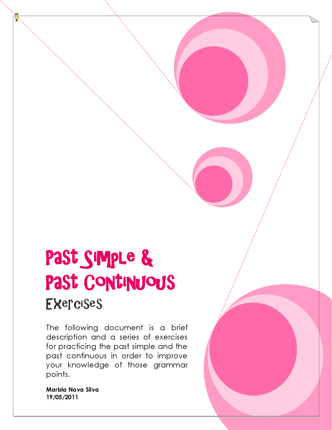 Past Simple & Past Continuous | Slides Italian Language | Docsity