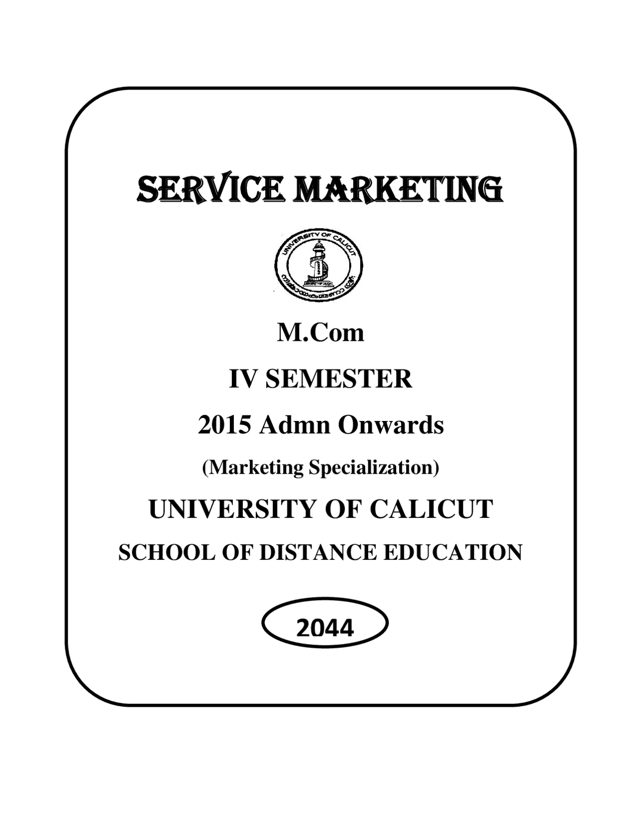 Service Marketing Assignments Marketing Docsity
