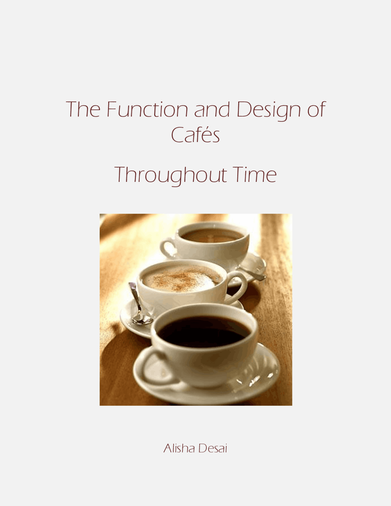 The Function and Design of Cafés Throughout Time | Study notes Design ...