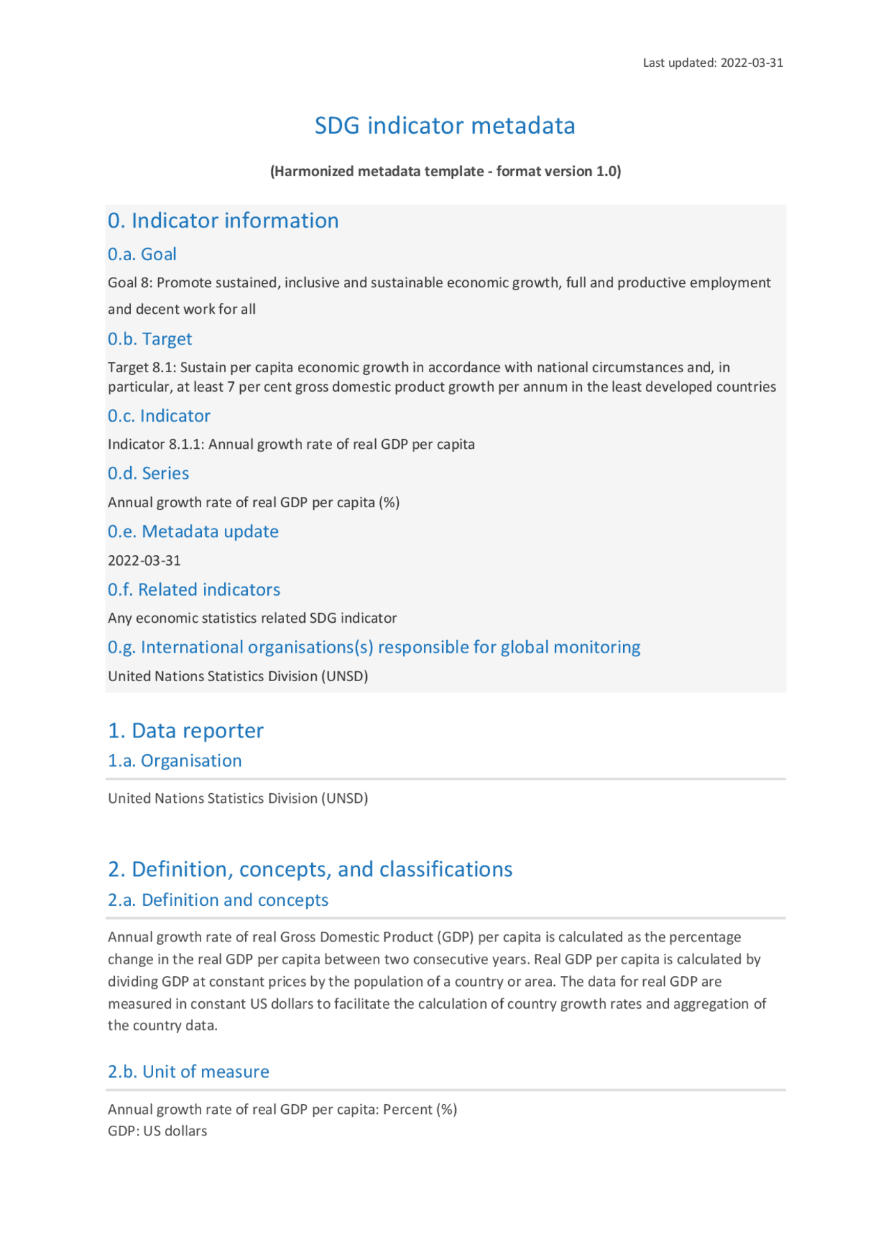 Growth Rate Exercises Statistics Docsity