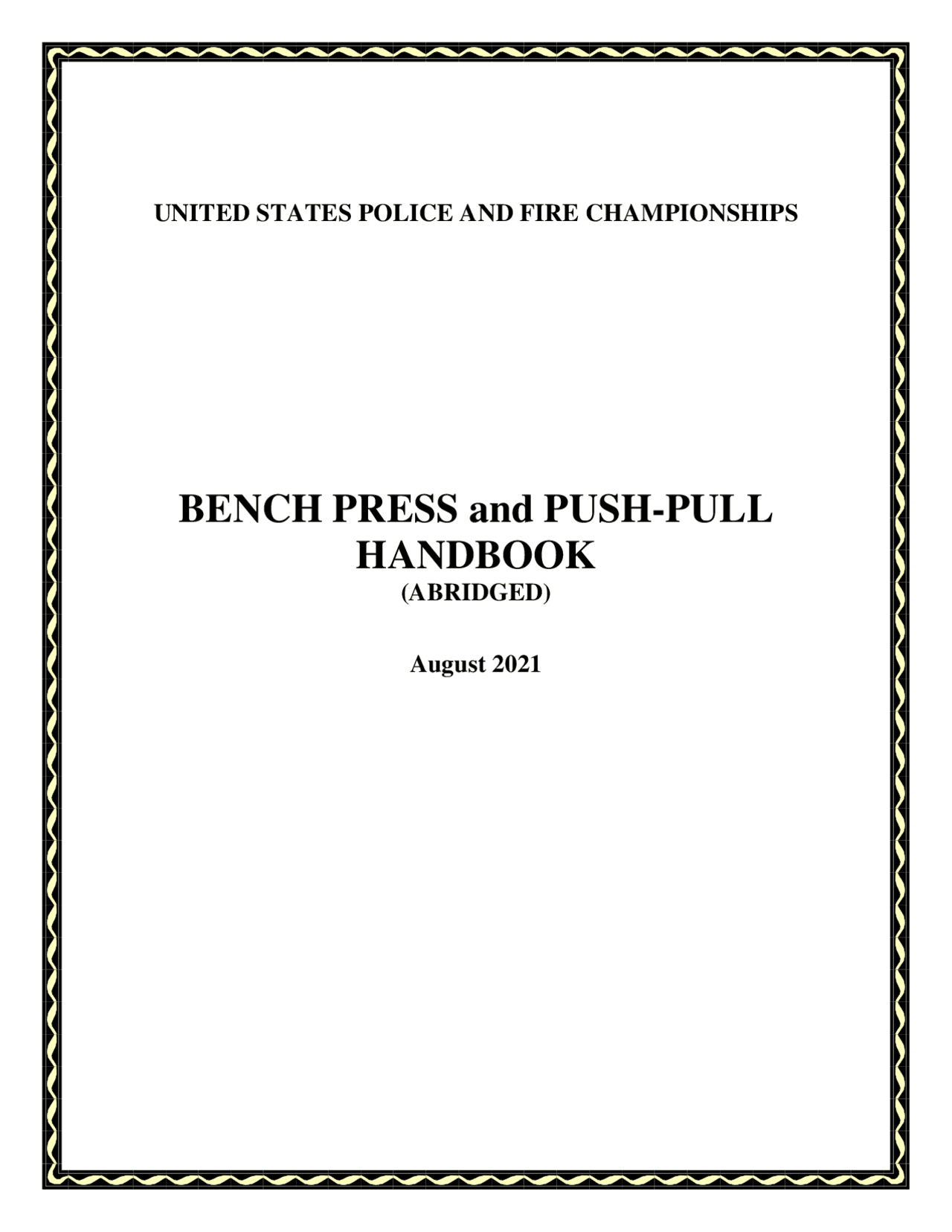 Bench Press And Push Pull Handbook Lecture Notes Construction Docsity