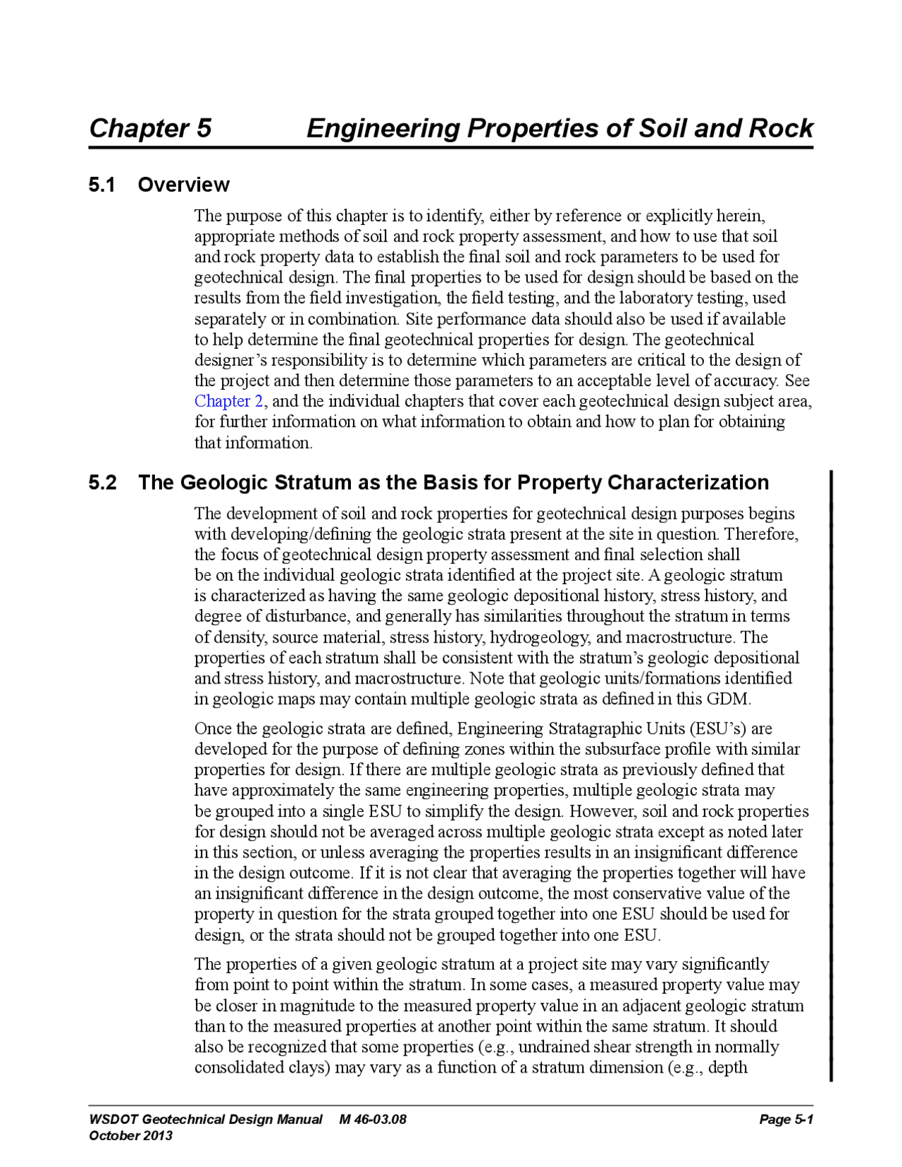 Chapter 5 Engineering Properties of Soil and Rock | Slides Engineering | Docsity