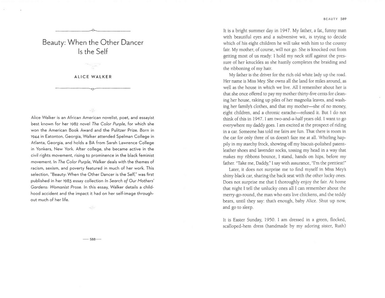 Beauty: When the Other Dancer Is the Self | Summaries Dance | Docsity