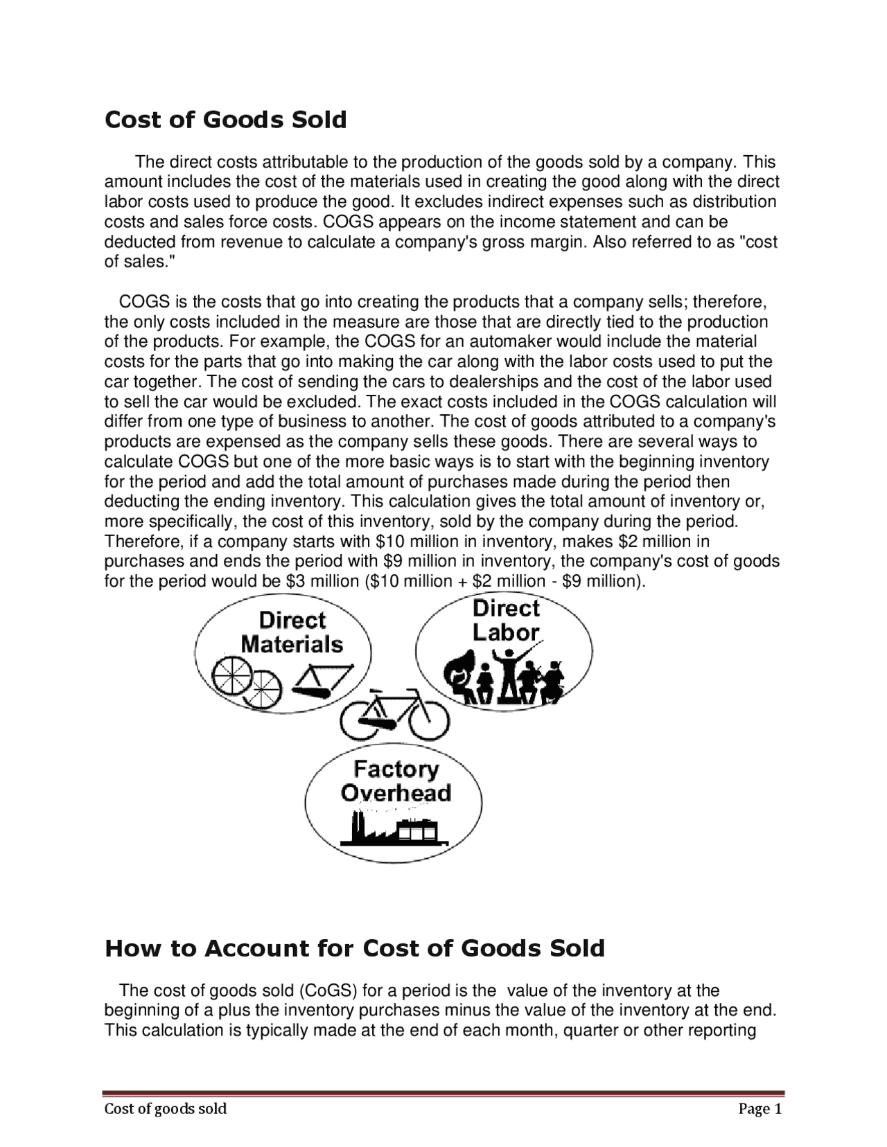 Cost of Goods Sold: A Comprehensive Guide for Accounting Students ...
