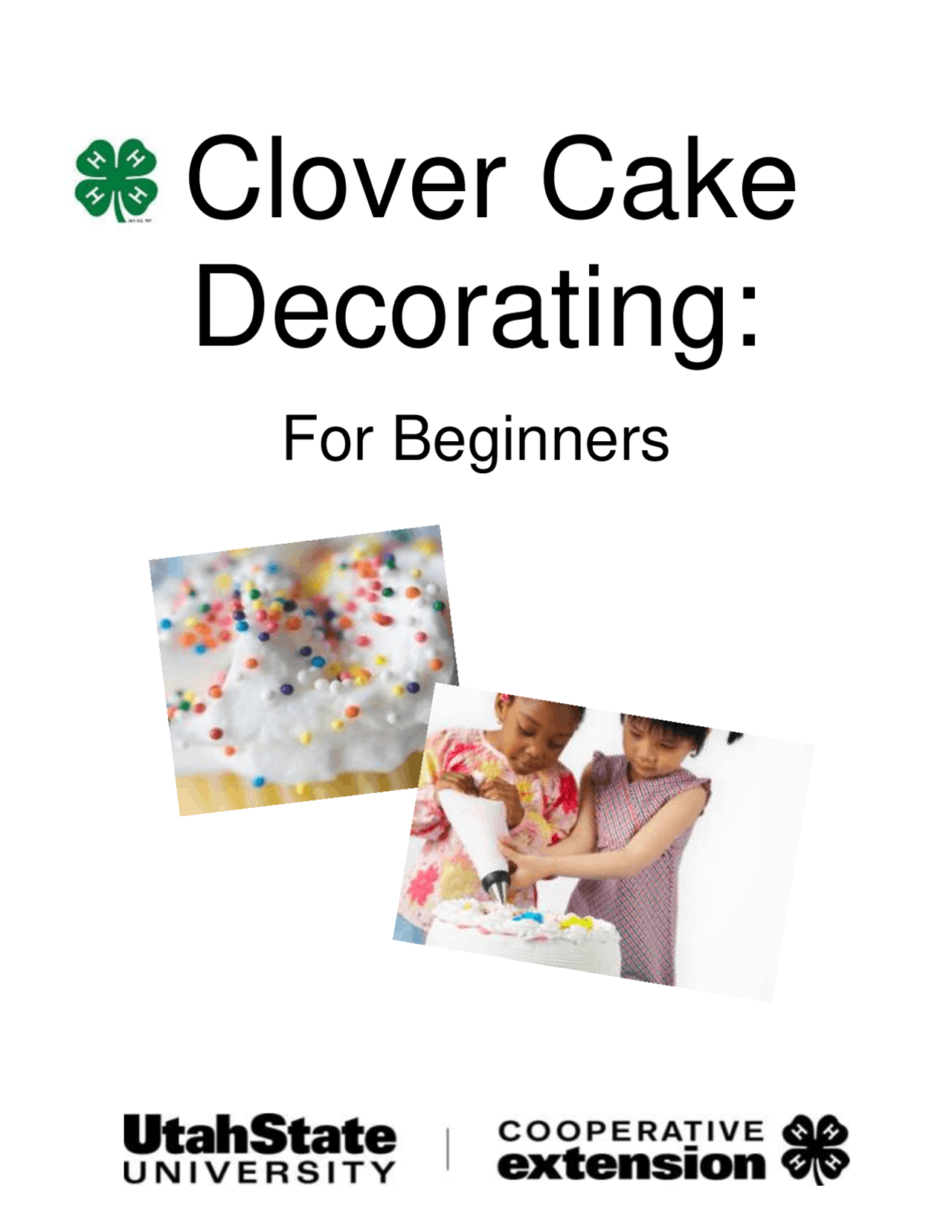 Clover Cake Decorating | Study notes Designs and Groups | Docsity