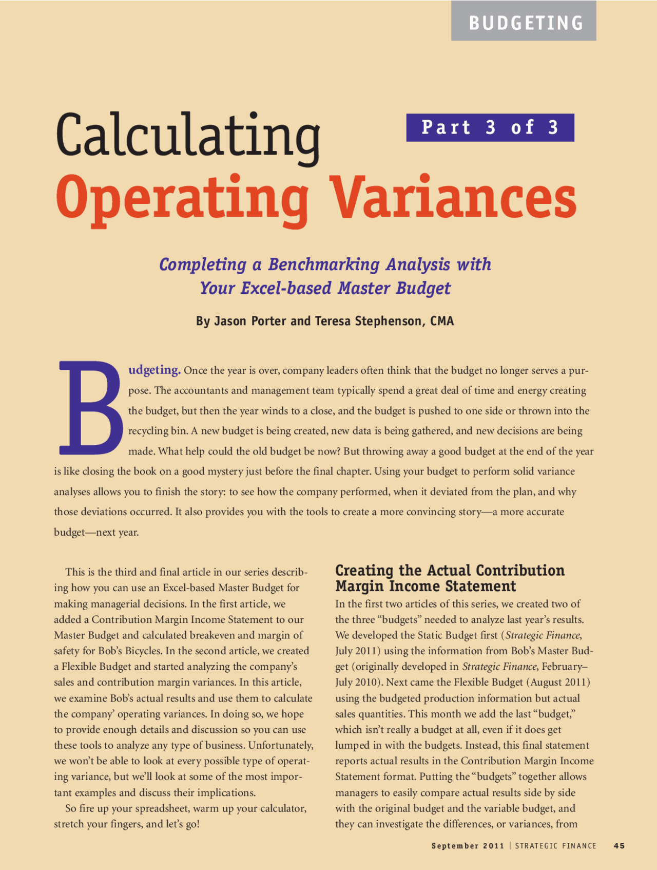 Calculating Operating Variances Schemes And Mind Maps Finance Docsity