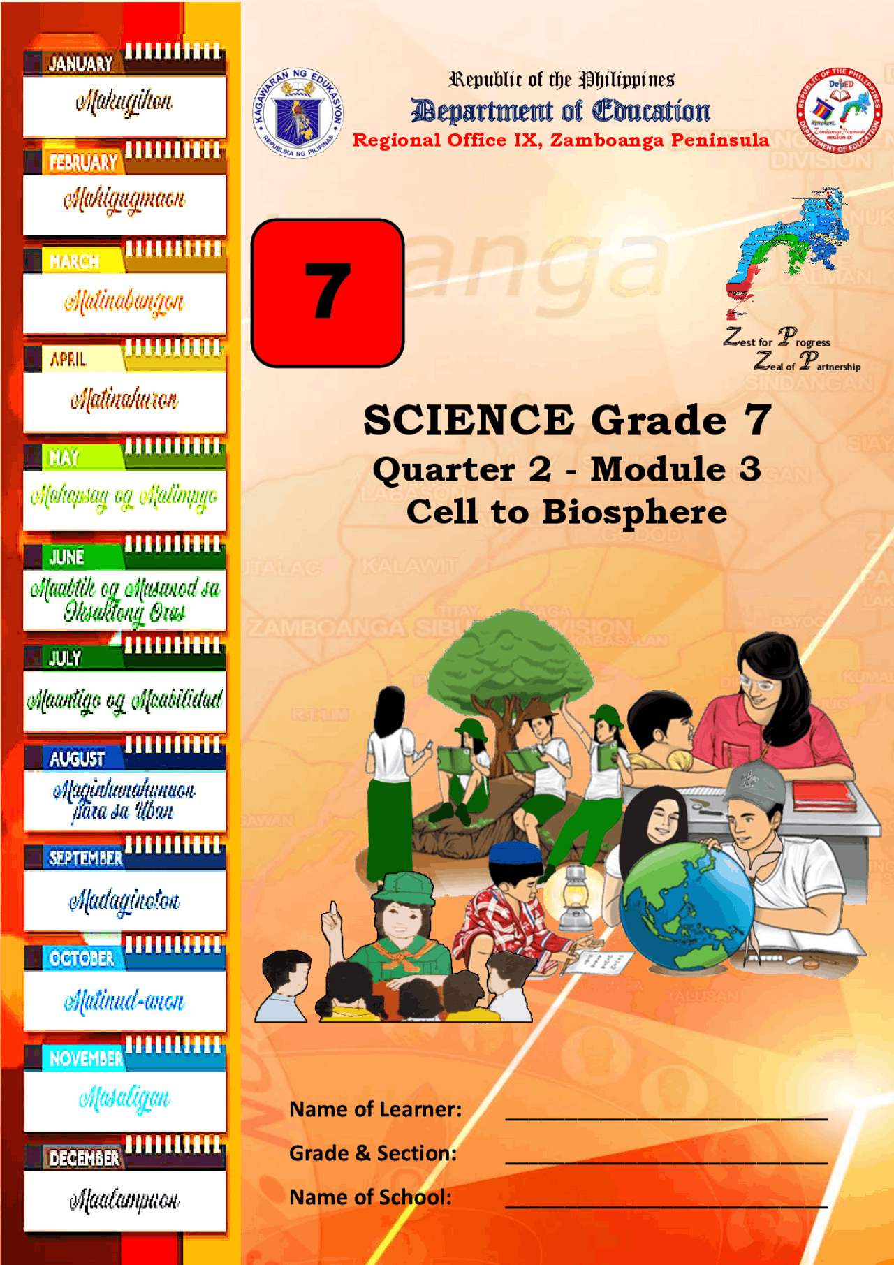 SCIENCE Grade 7 | Schemes and Mind Maps Biology | Docsity
