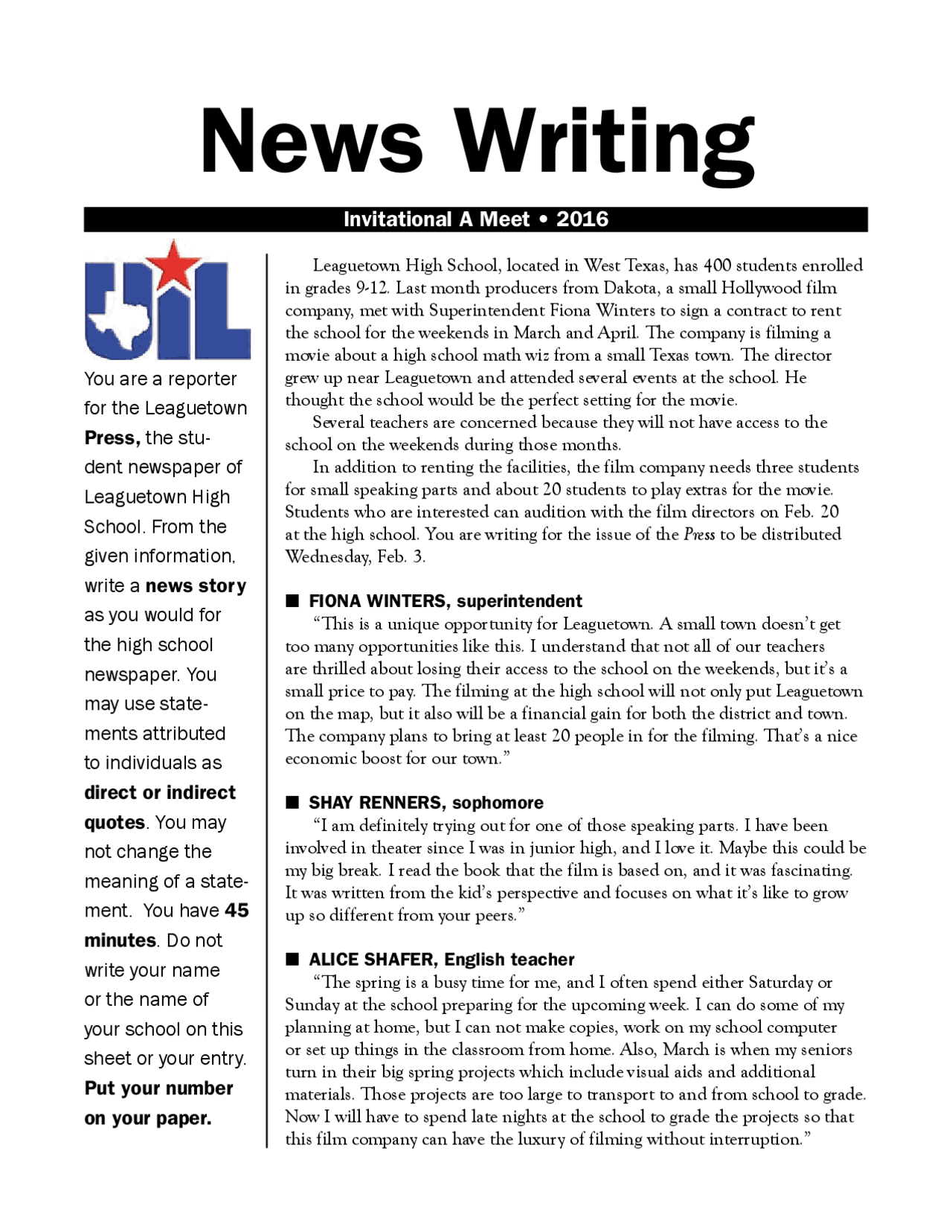 News Writing | Study notes Online Journalism | Docsity