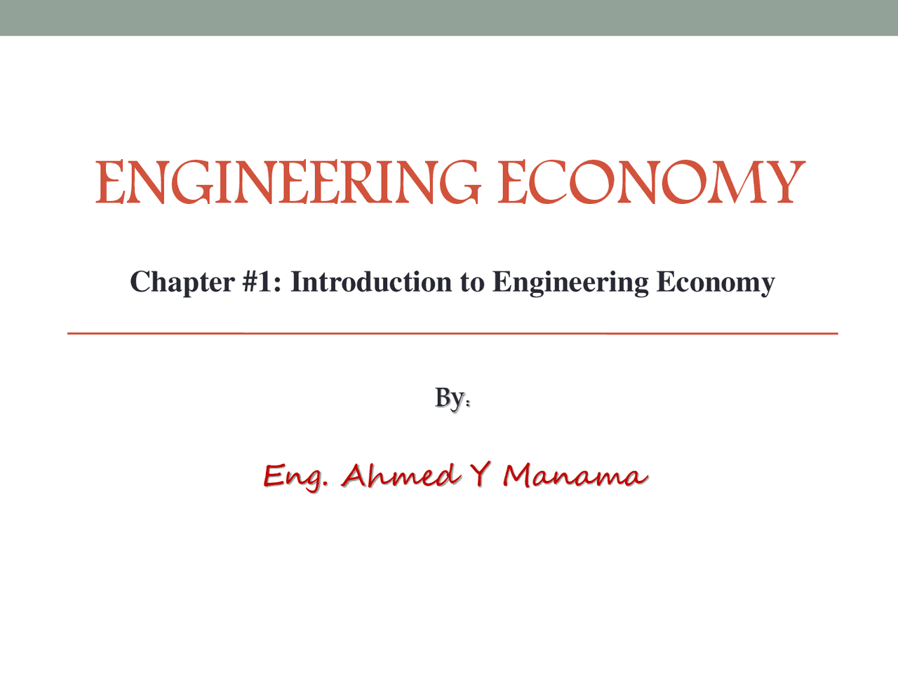 Engineering Economy | Study Guides, Projects, Research Engineering ...