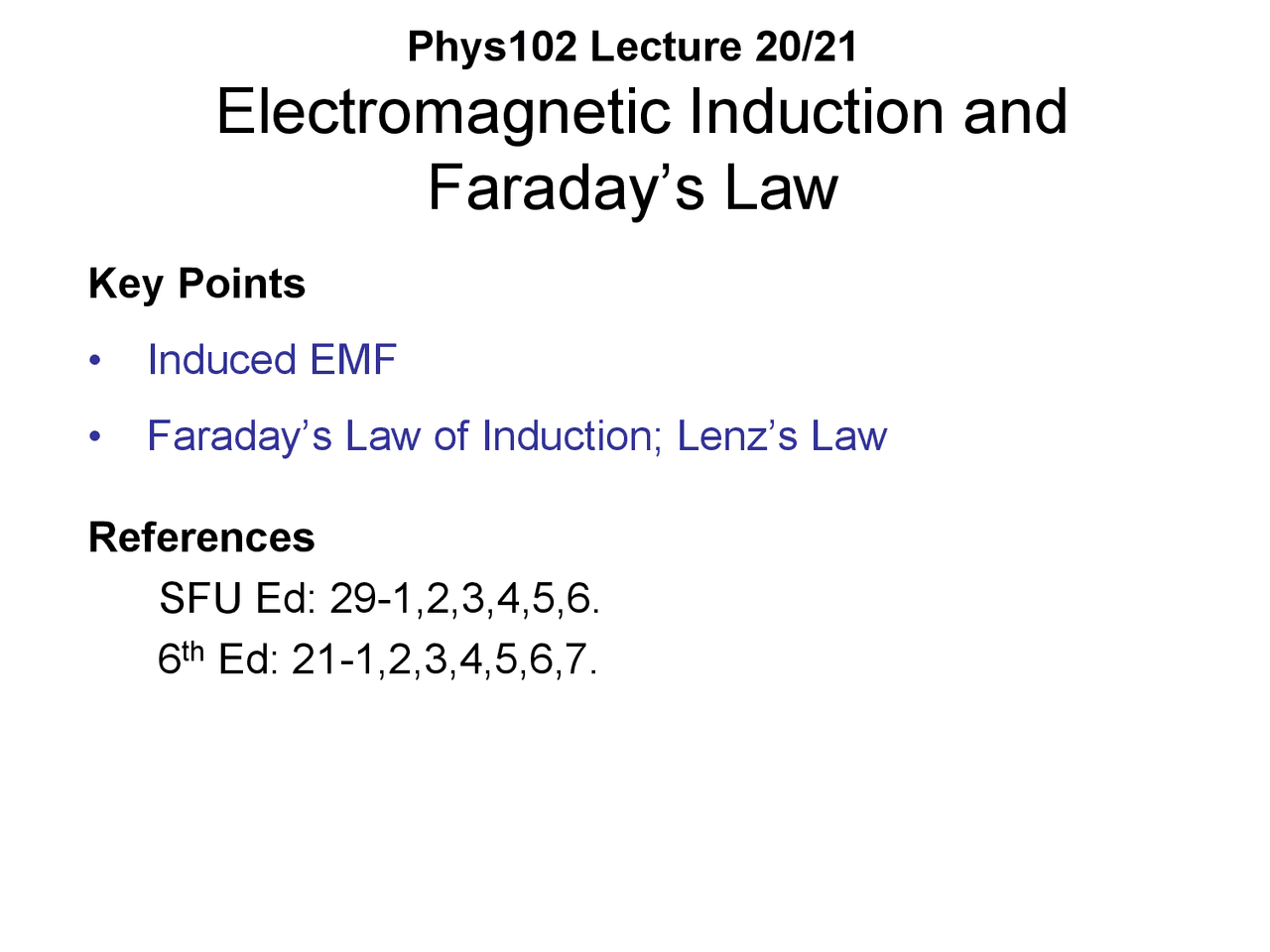 Electromagnetic Induction and Faraday's Law | Study notes Law | Docsity