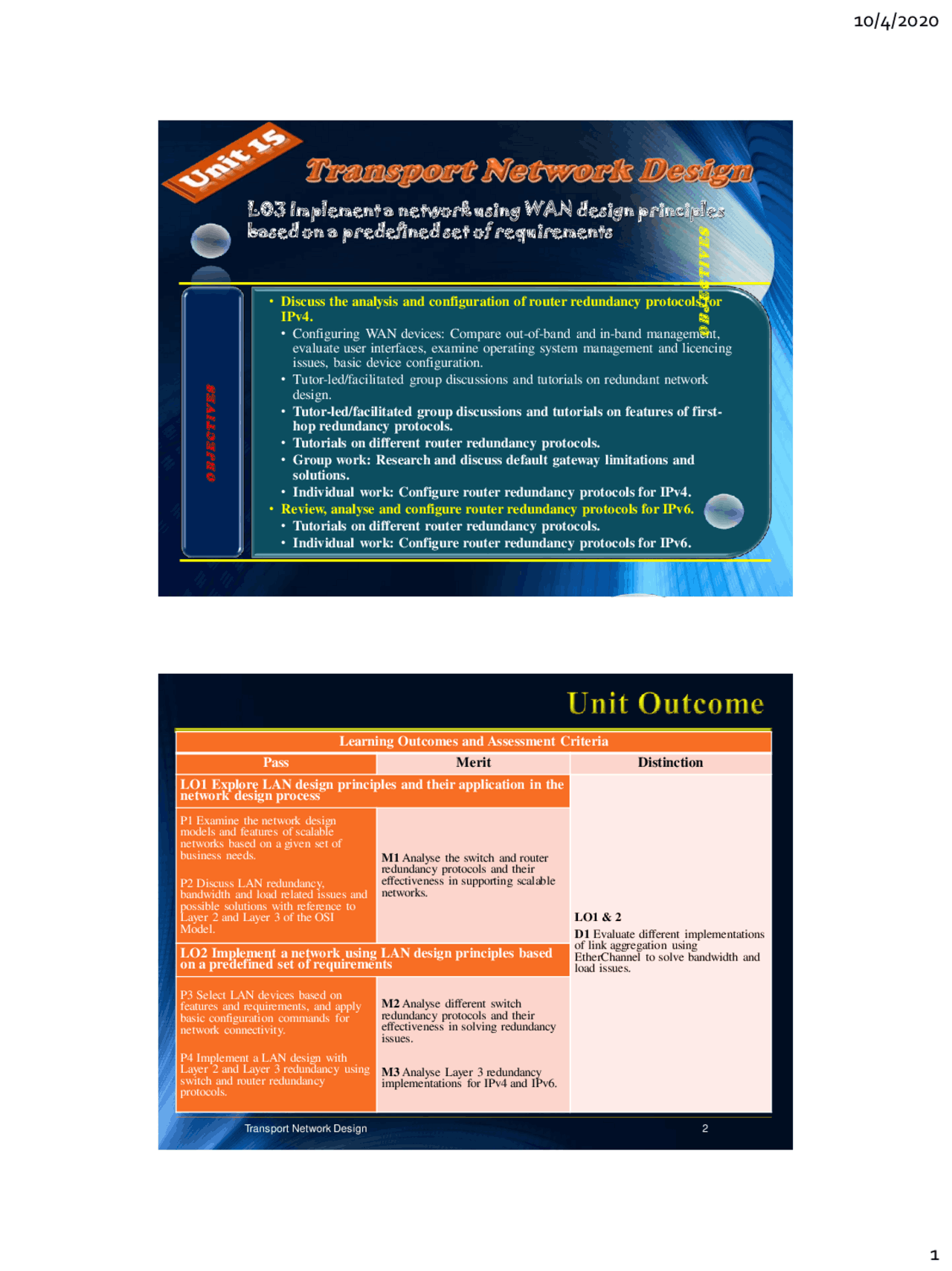 Transport Network Design Implement A Wan High School Final Essays