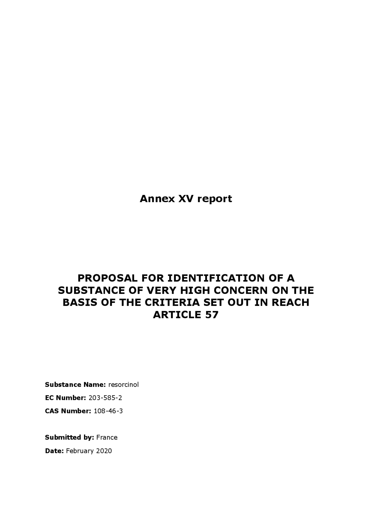 Annex XV report | Notes Construction | Docsity