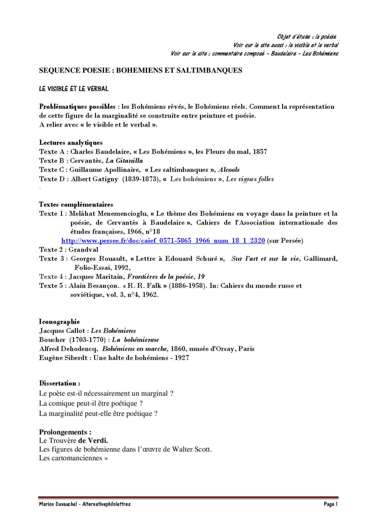Bohemiens-et-saltimbanques-le-visible-et-le-verbal.pdf | Slides Arts ...