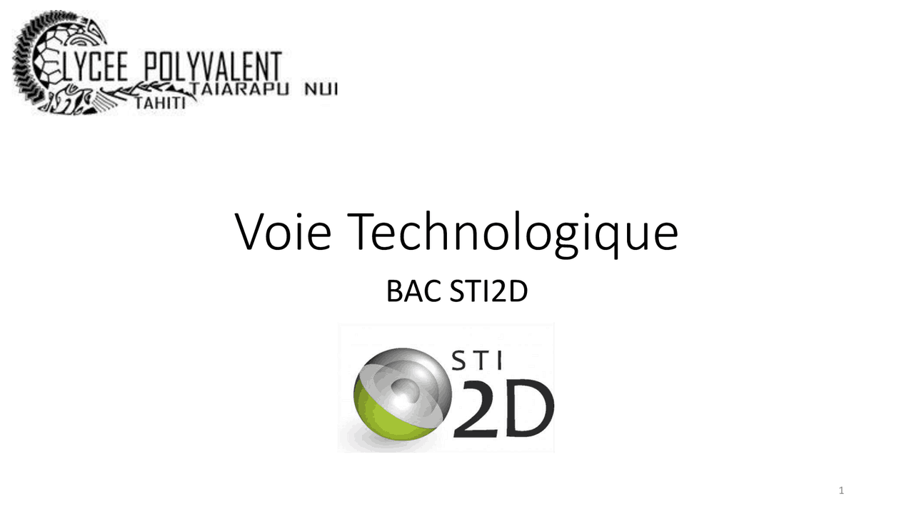 Voie Technologique Lectures Construction Docsity