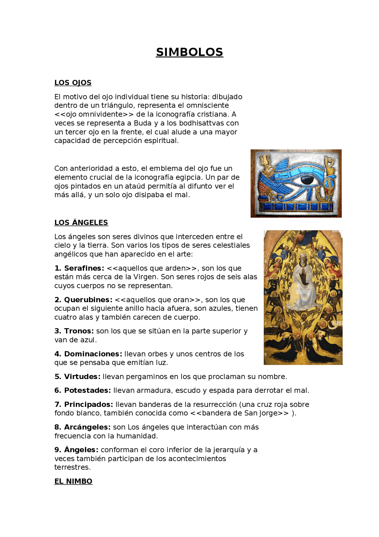 Simbología de los elementos en historia del arte | Apuntes de Historia ...