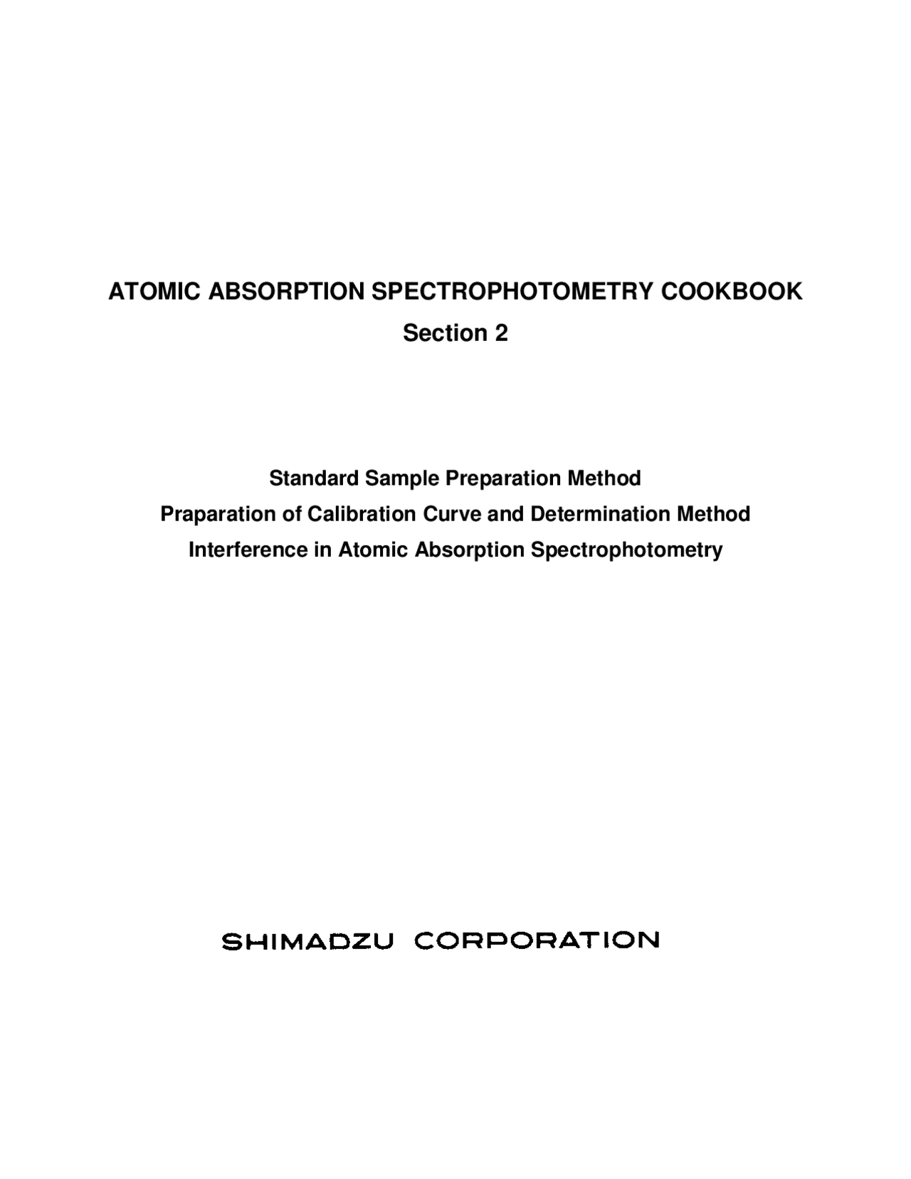 Atomic Absorption Spectrophotometry Lecture Notes Chemistry Docsity