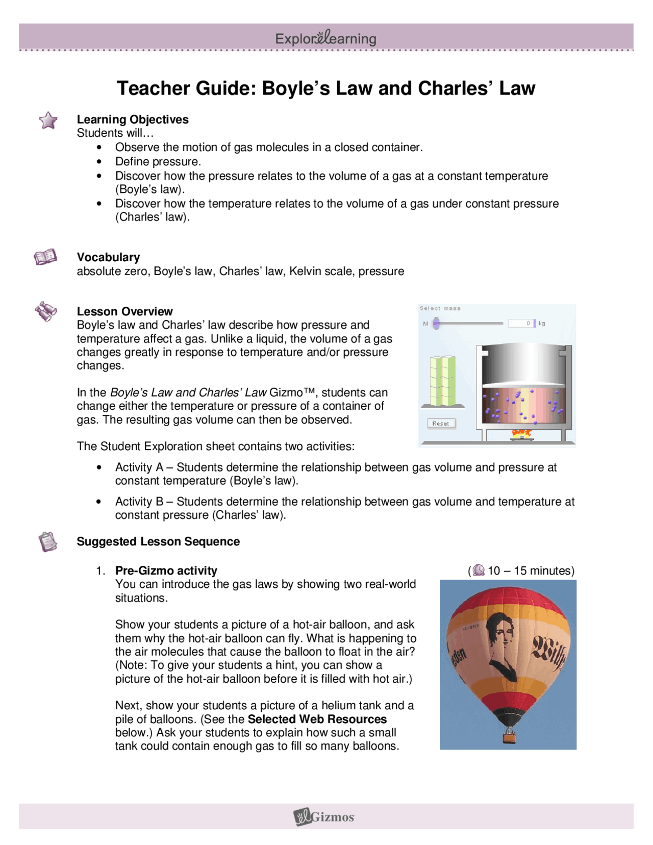 Boyle's Law and Charles' Law: Understanding Gas Behavior | Lecture ...
