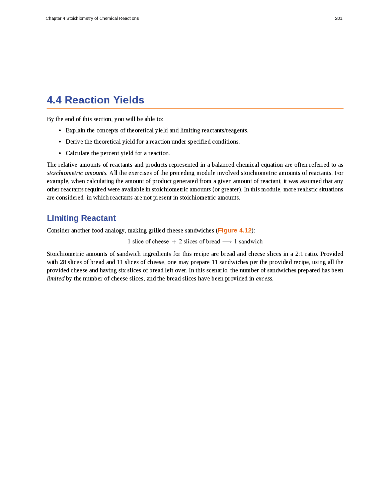 4.4 Reaction Yields | Exercises Stoichiometry | Docsity
