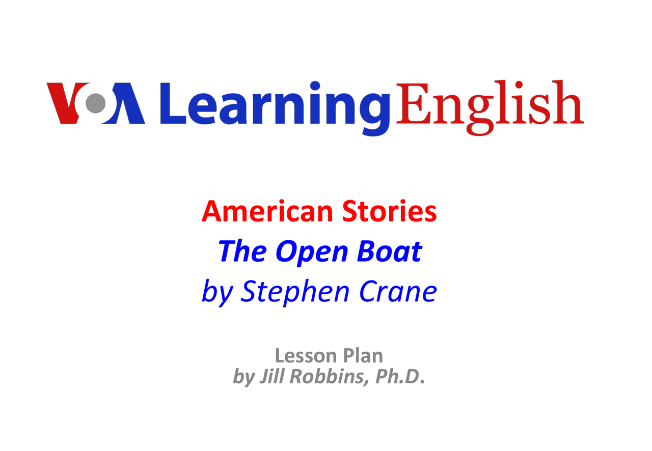American Stories The Open Boat by Stephen Crane | Study notes English ...