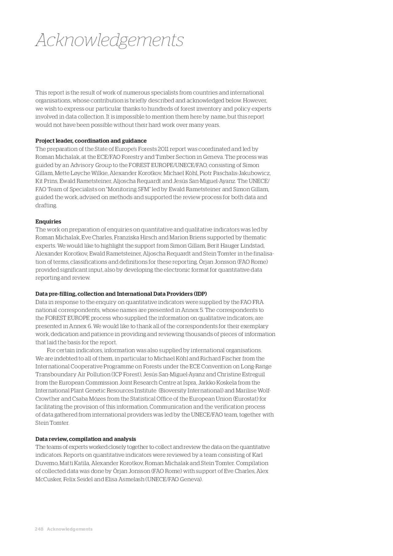 Acknowledgements.pdf | Exams Forestry | Docsity