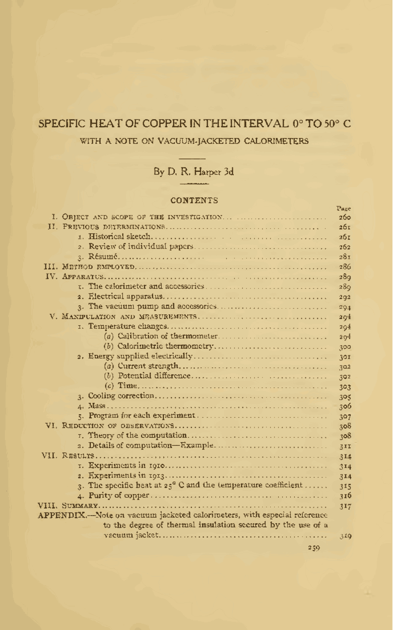Specific heat of copper in the interval 0° to 50° c | Exercises Law ...