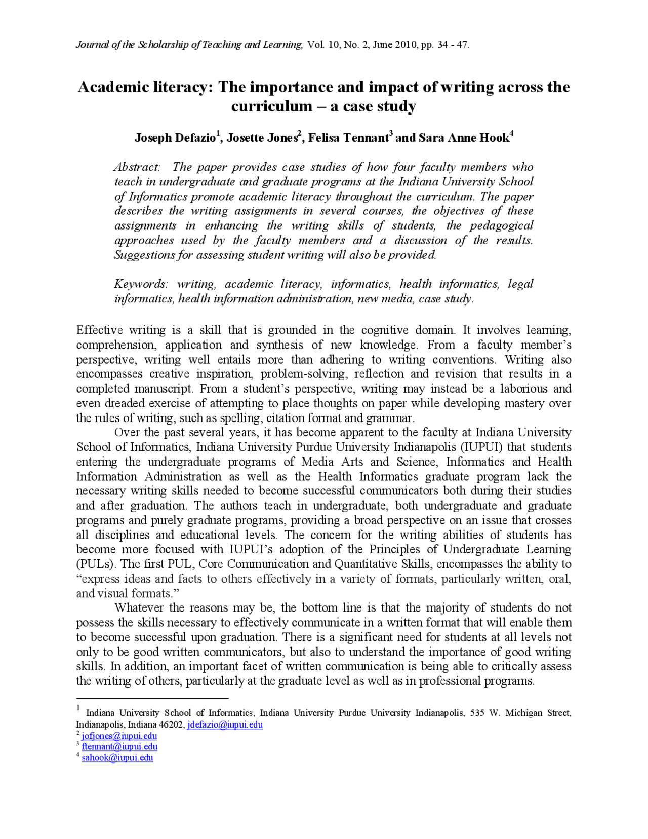 Academic literacy: The importance and impact of writing ... | Lecture ...