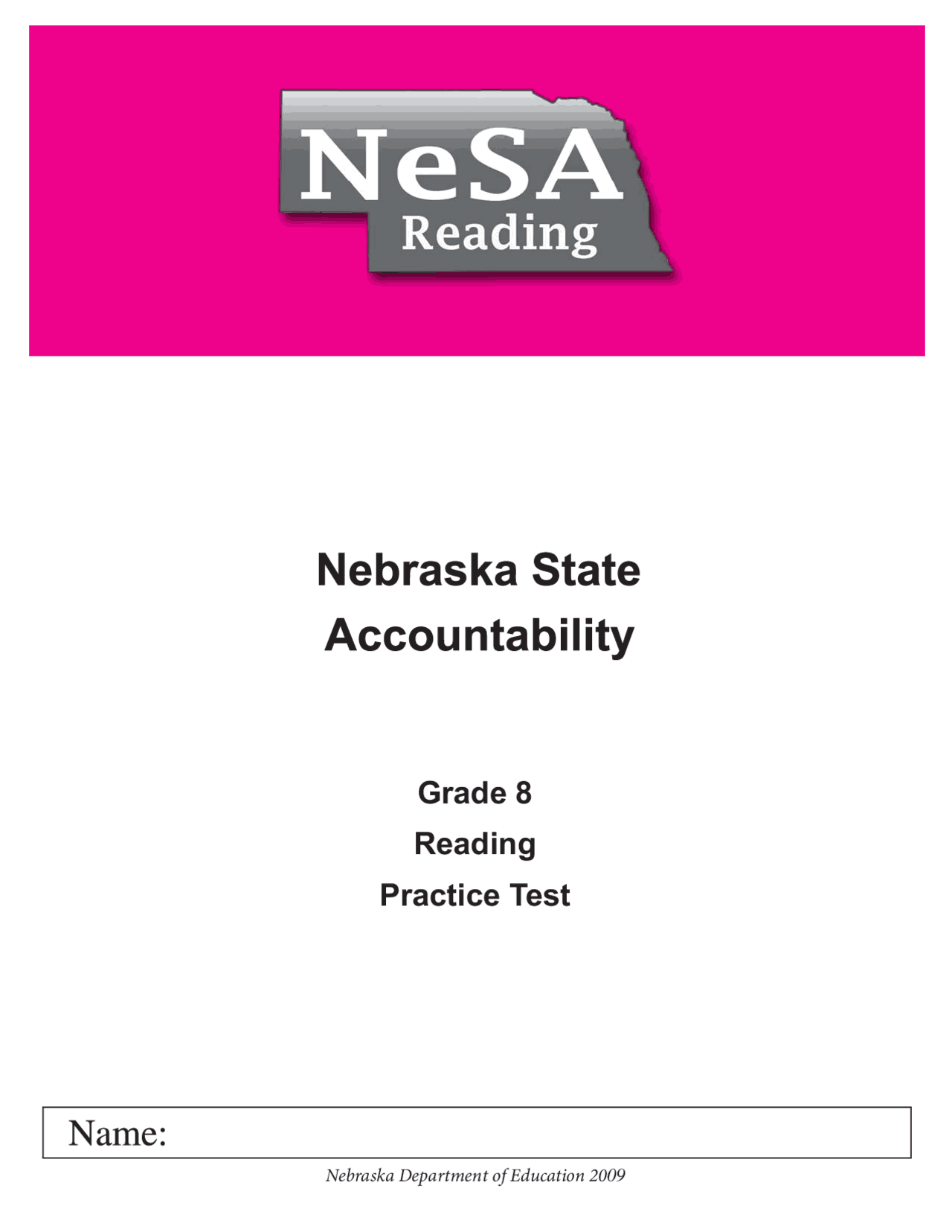 Grade 8 Reading Practice Test Exams History Docsity