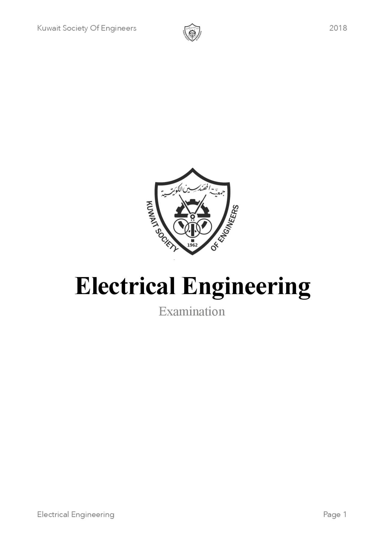 Electrical Engineering Examination Lecture Notes Electrical Engineering Docsity