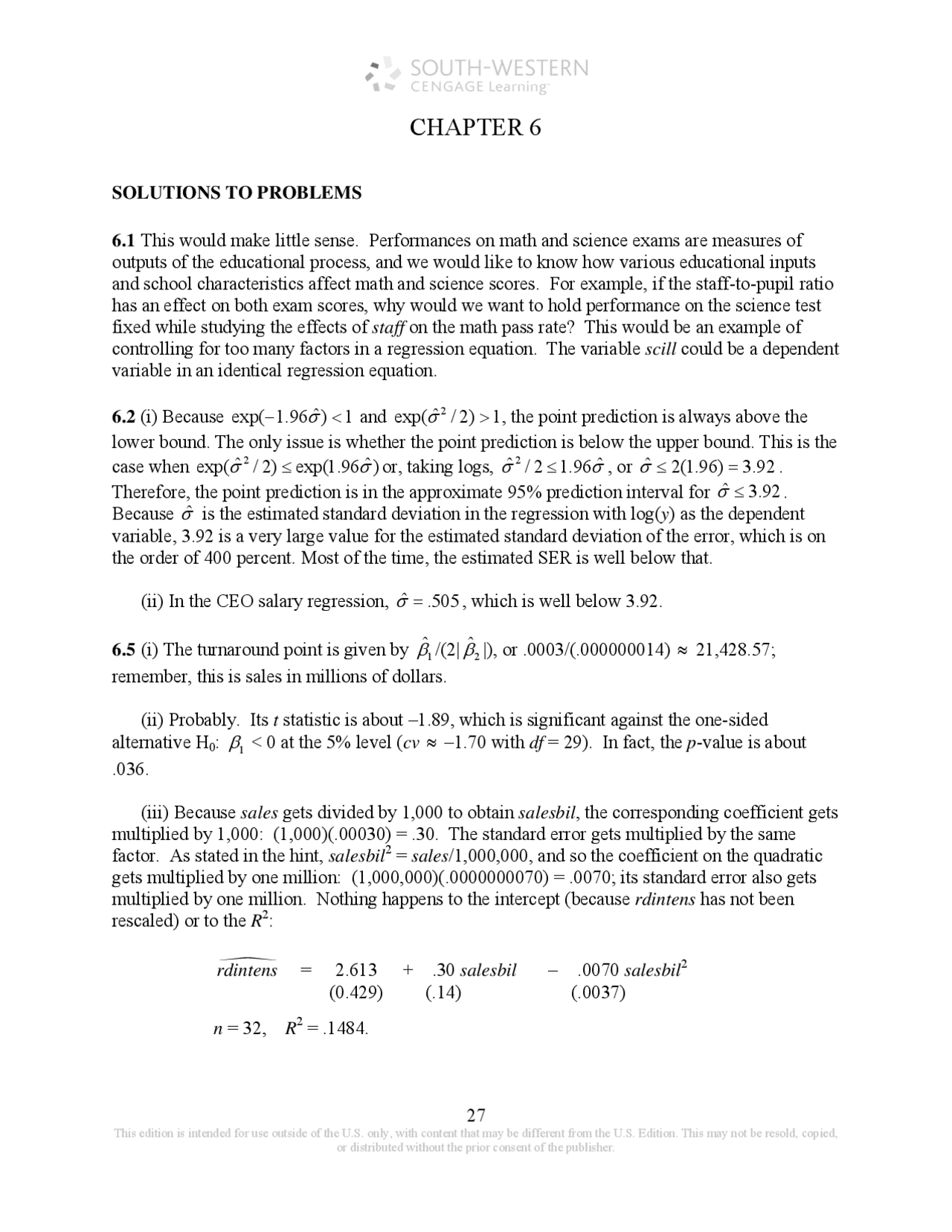 Chapter 6 Lecture Notes Economic Theory Docsity