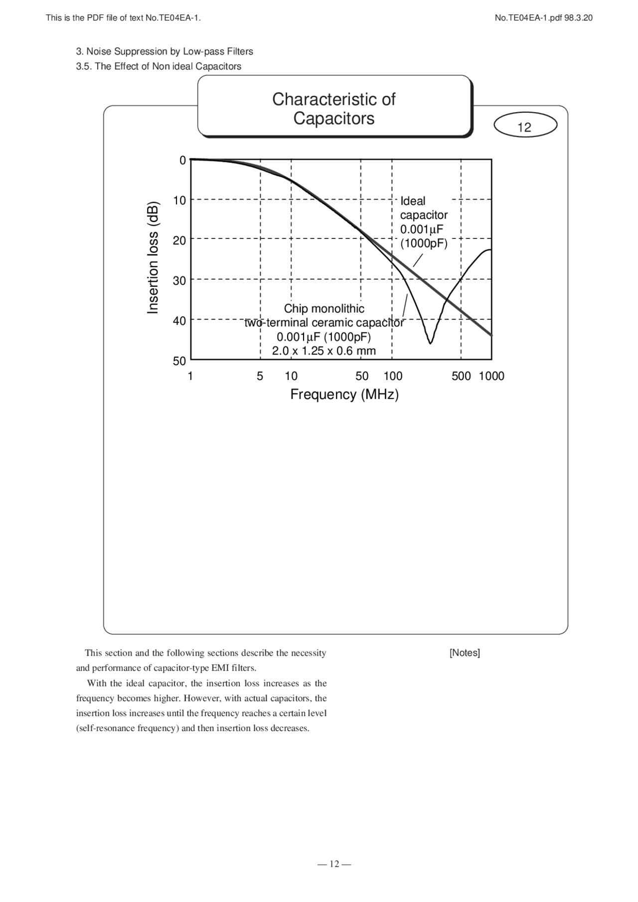 Characteristic Of Capacitors Lecture Notes Engineering Physics Docsity