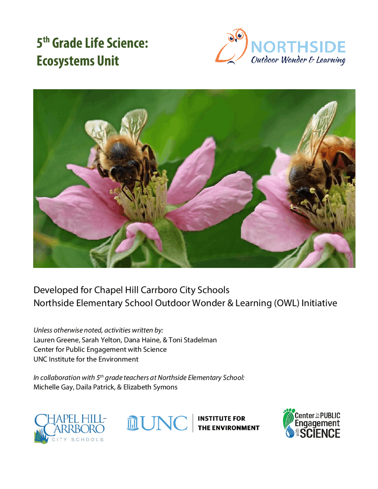 5th Grade Life Science: Ecosystems Unit | Study notes Communication ...