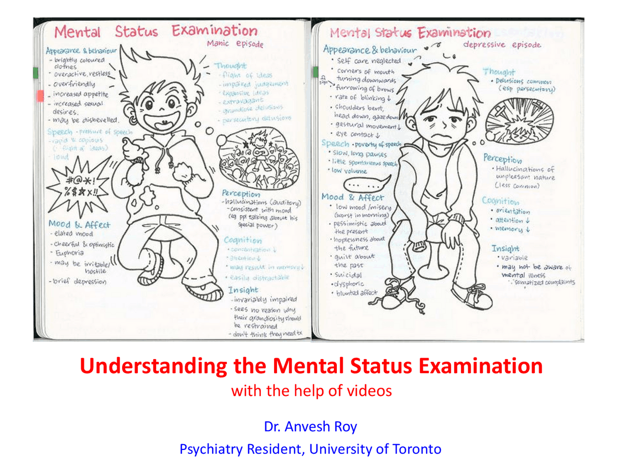 Understanding the Mental Status Examination | Study notes Psychiatry ...