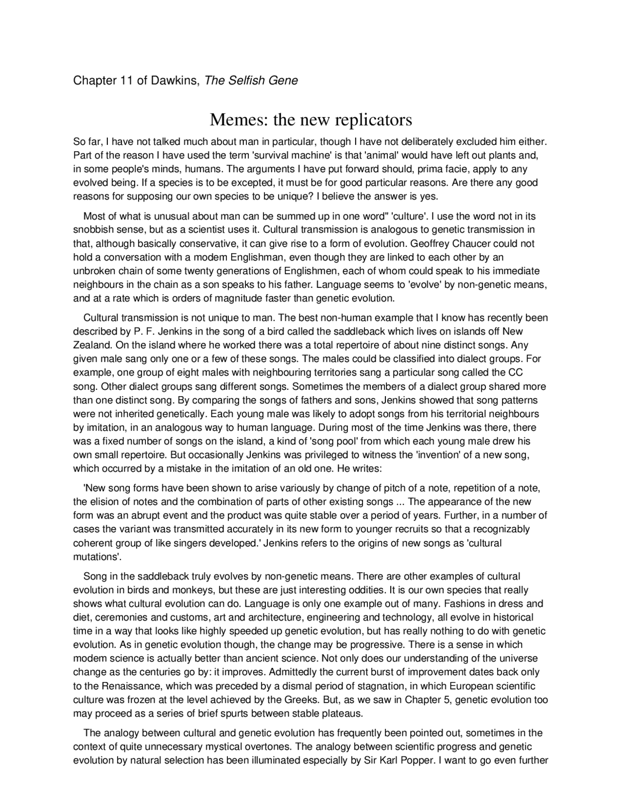 The Evolution of Meme Theory: Imitation and Replication in Culture ...