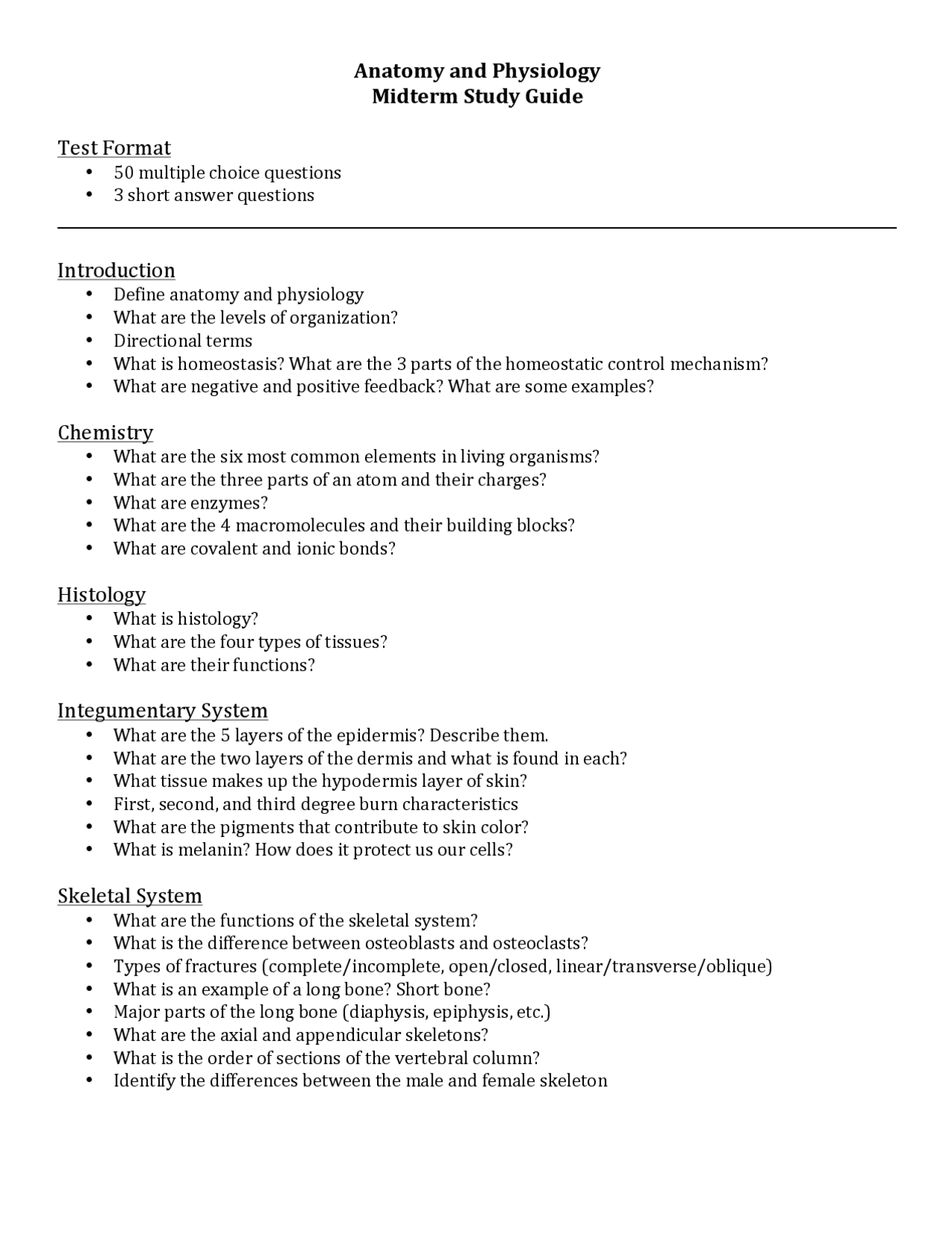 Anatomy And Physiology Midterm Study Guide Test Format Study Notes anatomy-and-physiology-midterm-study-guide-test-format-study-notes