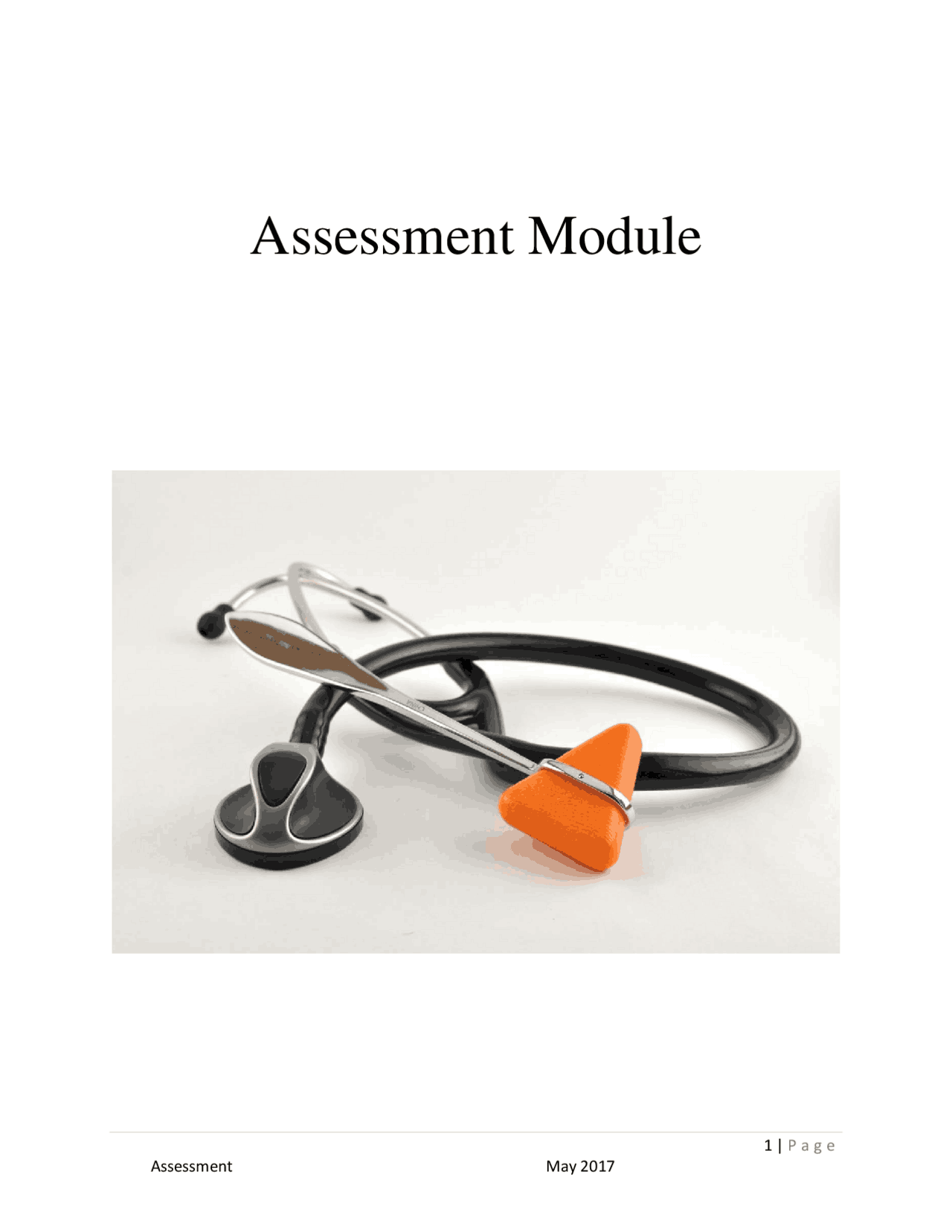 Assessment Module Lecture Notes Nursing Docsity