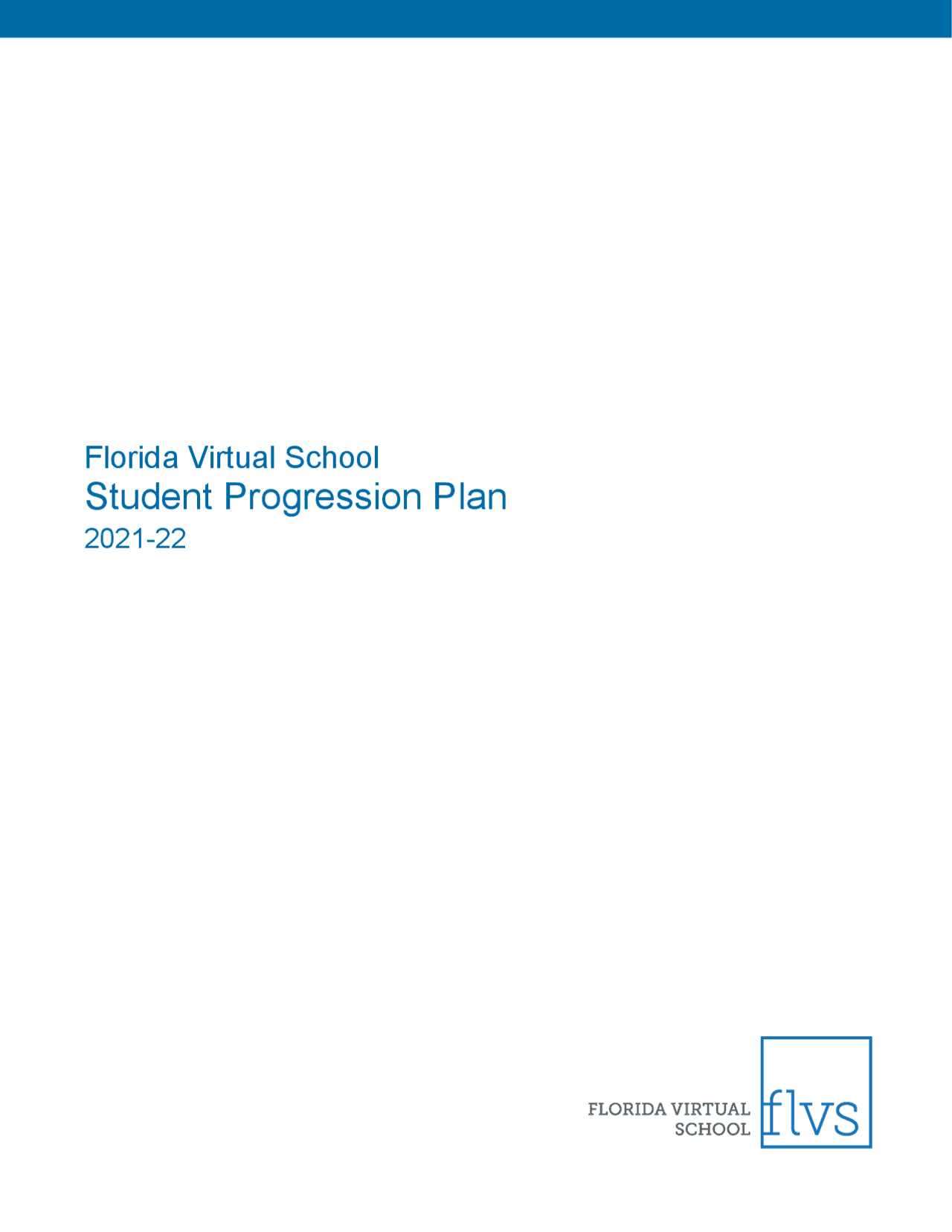 FLVS Student Progression Plan | Study notes English | Docsity