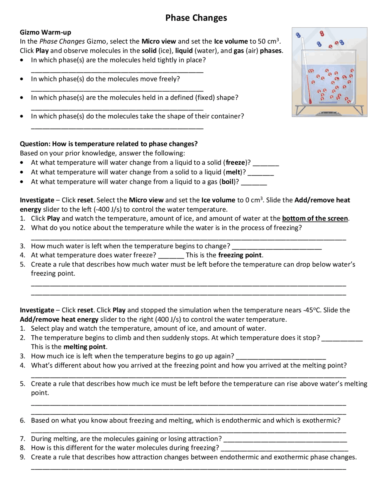 Phase Changes | Schemes and Mind Maps Chemistry | Docsity