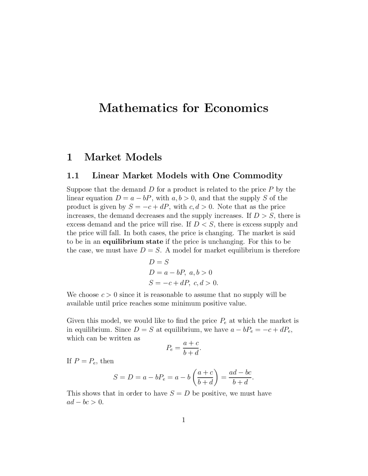 Mathematics for Economics | Schemes and Mind Maps Managerial Economics ...