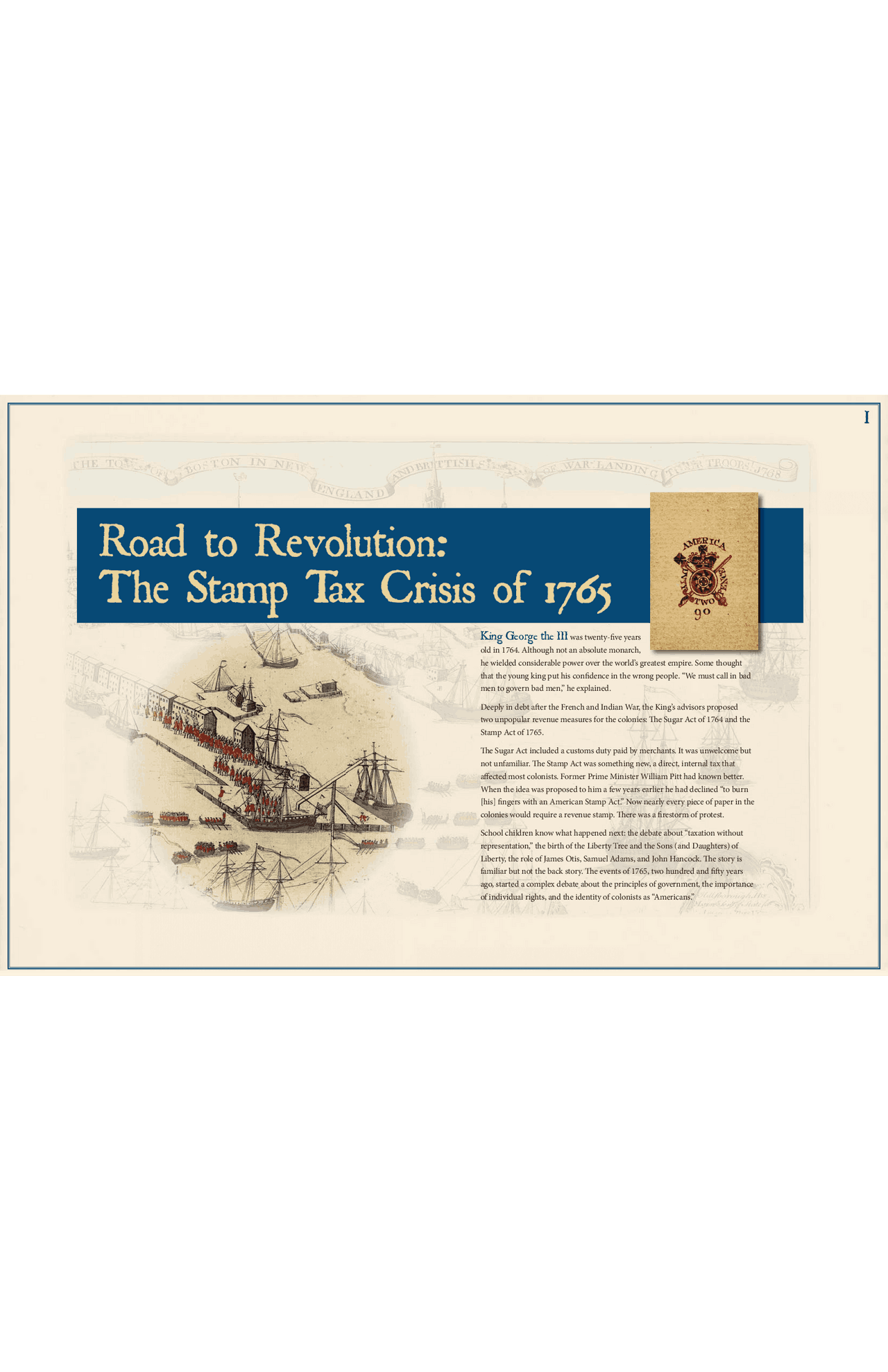 Road to Revolution: The Stamp Tax Crisis of 1765 | Exams French | Docsity