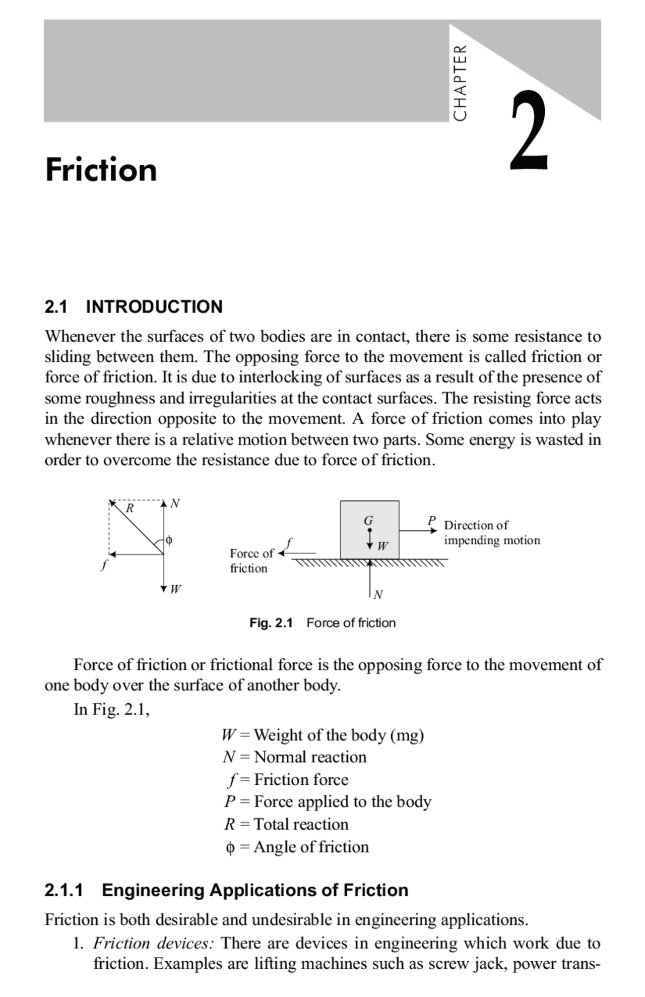 Friction Slides Physics Docsity
