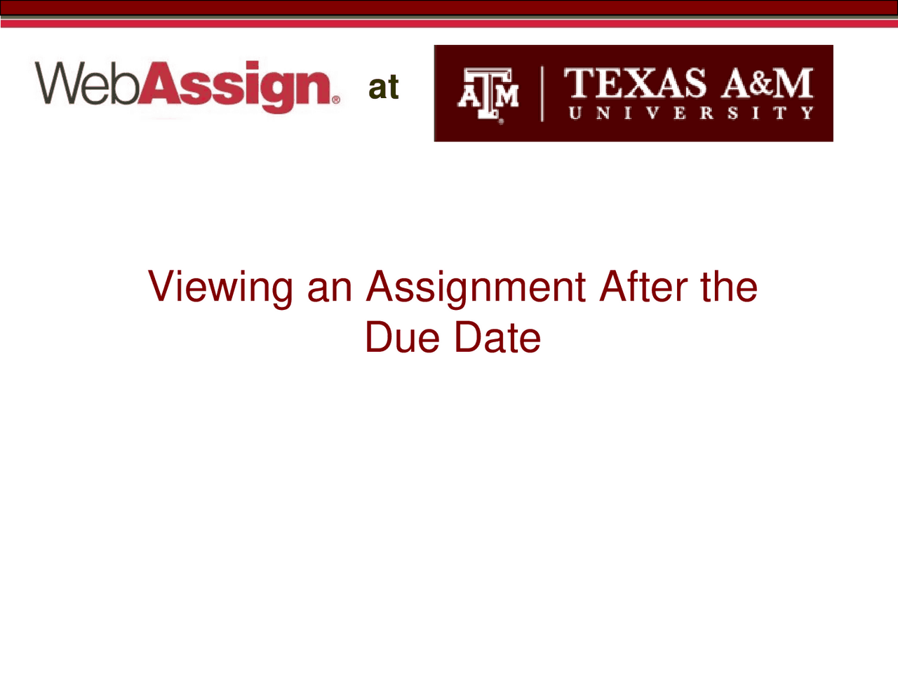 Viewing Past Assignments and Answer Keys in WebAssign | Lecture notes ...