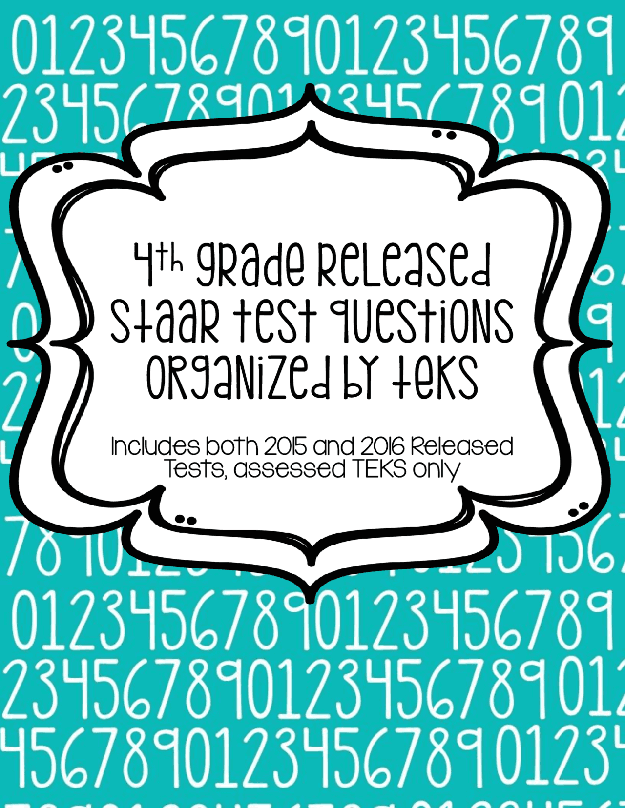4th GRADE Released STAAR test questions organized by TEKS | Lecture ...