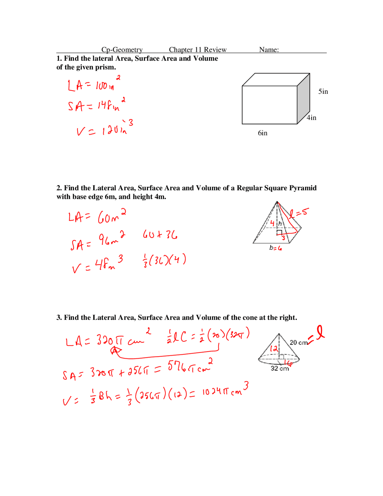 Cp-Geometry-Chapter-11-Review-2016-answer.pdf | Schemes and Mind Maps ...