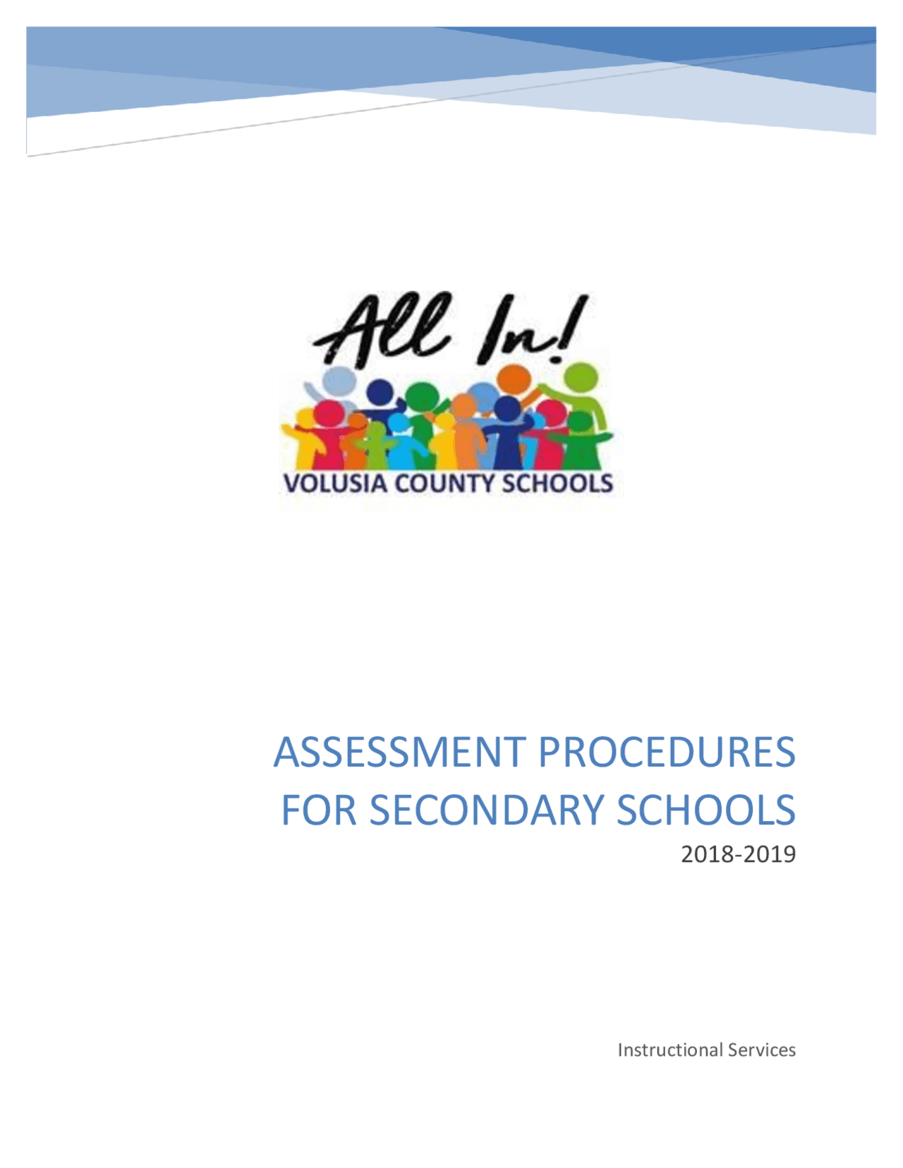 Assessment Procedures for secondary schools | Exercises Printing | Docsity