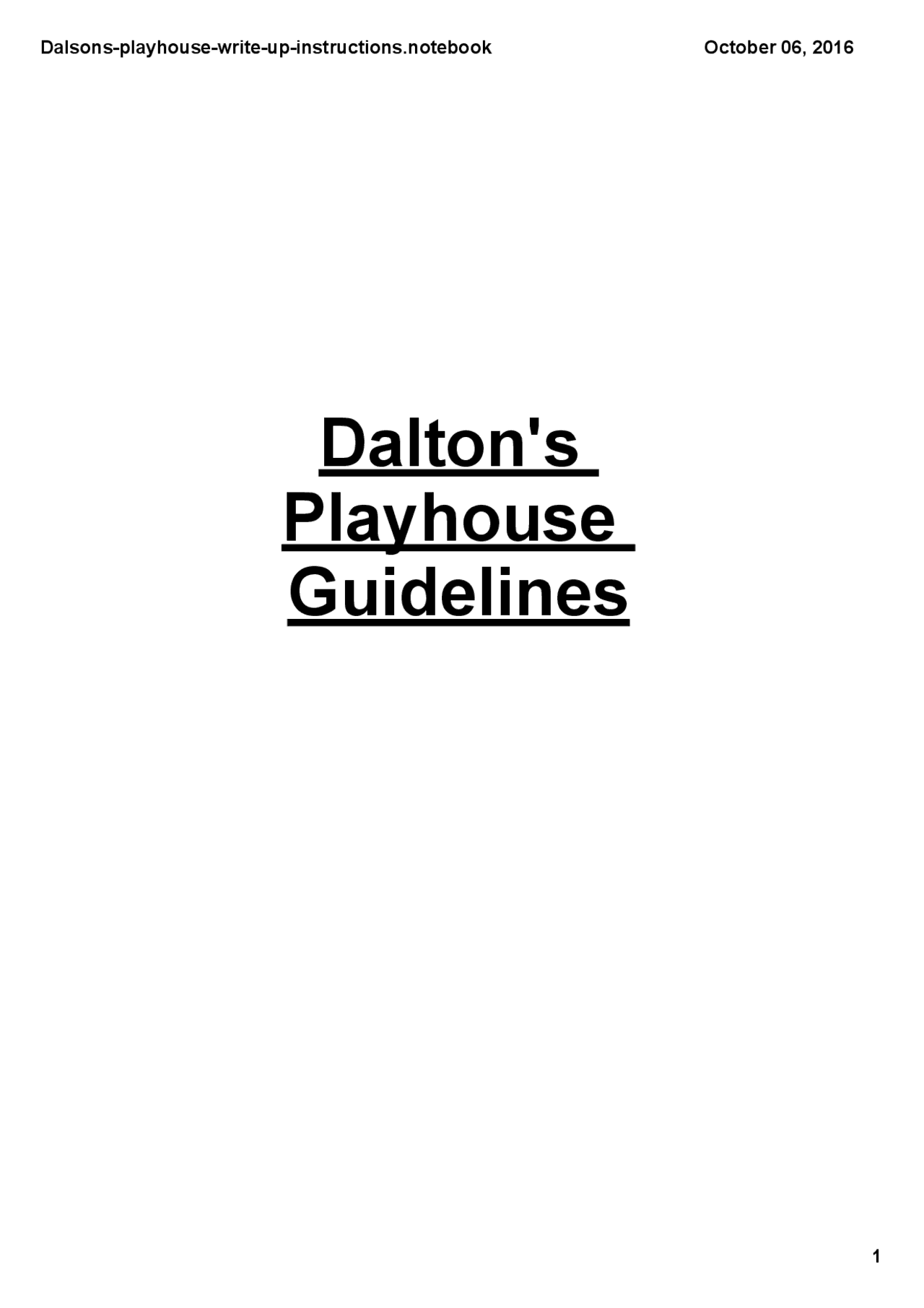 Dalton's Playhouse Instructions: Chemistry Experiments and Calculations ...