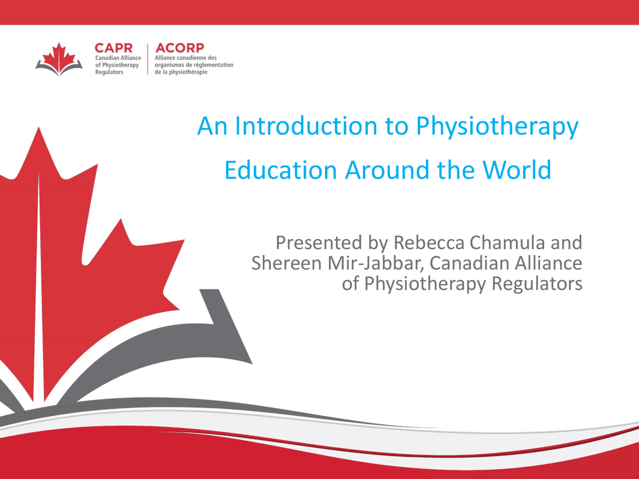 An Introduction to Physiotherapy Education Around the World ...